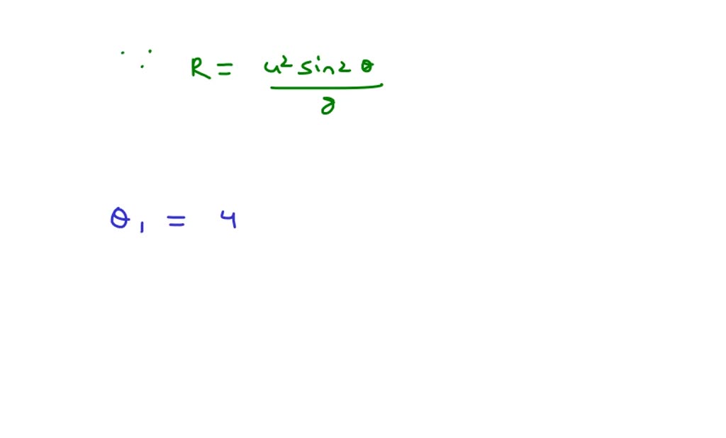 SOLVED: Galileo in his book to new sciences started thatfor elevations which exceed for fall ...
