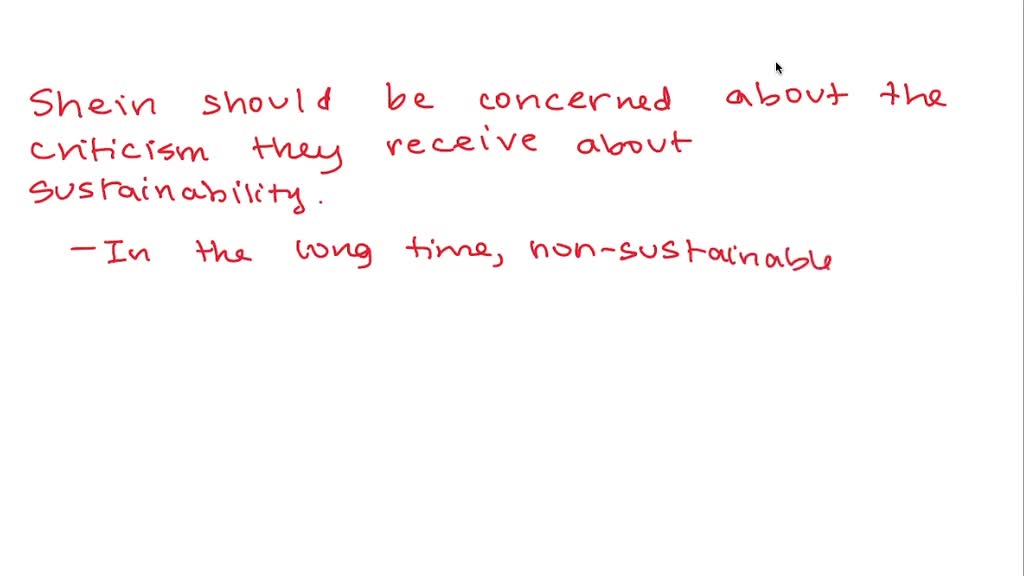 SOLVED: Discuss whether or not Shein, the fast-fashion juggernaut ...