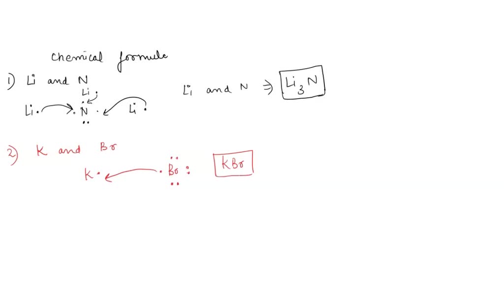 SOLVED: Use Lewis theory to determine the formula for the compound that ...