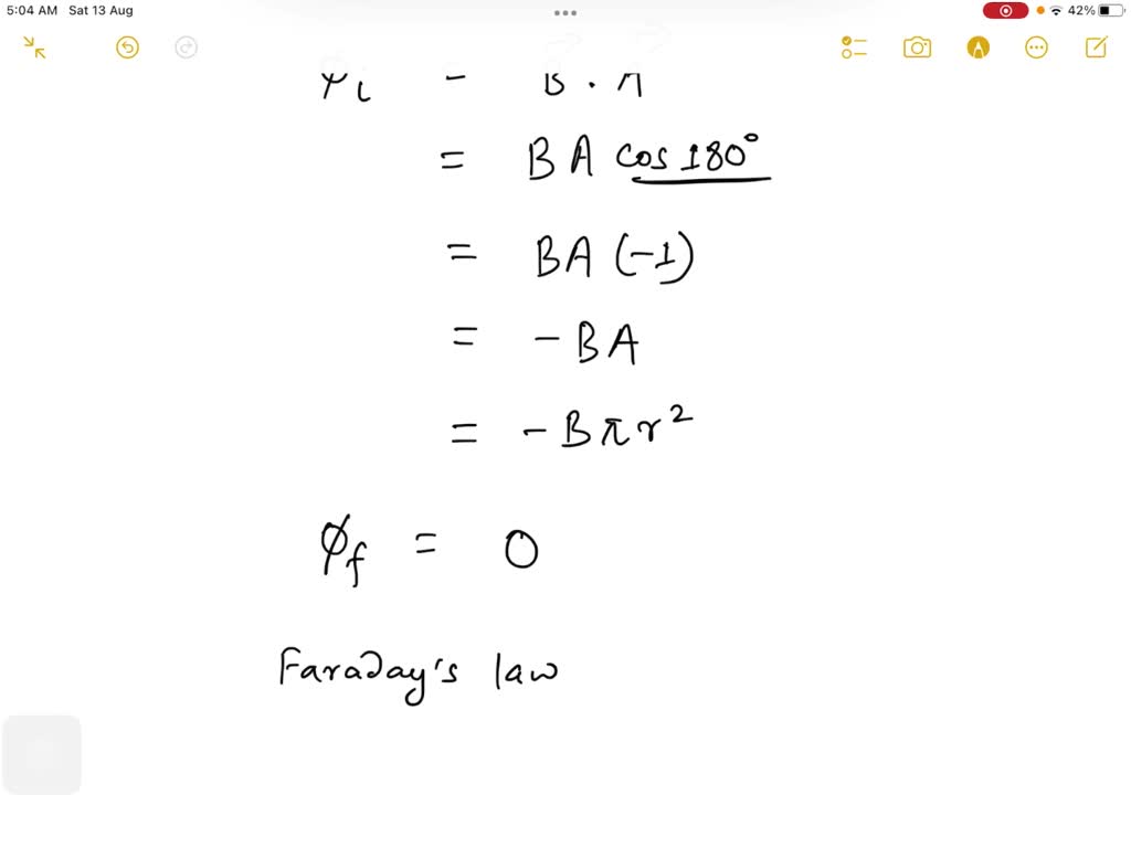 SOLVED: The flexible loop in the figure below has a radius of 11.0 cm and is in a magnetic field ...