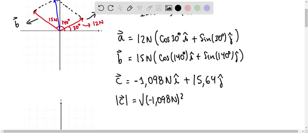 SOLVED: Determine the resultant of each combination of vectors (please ...