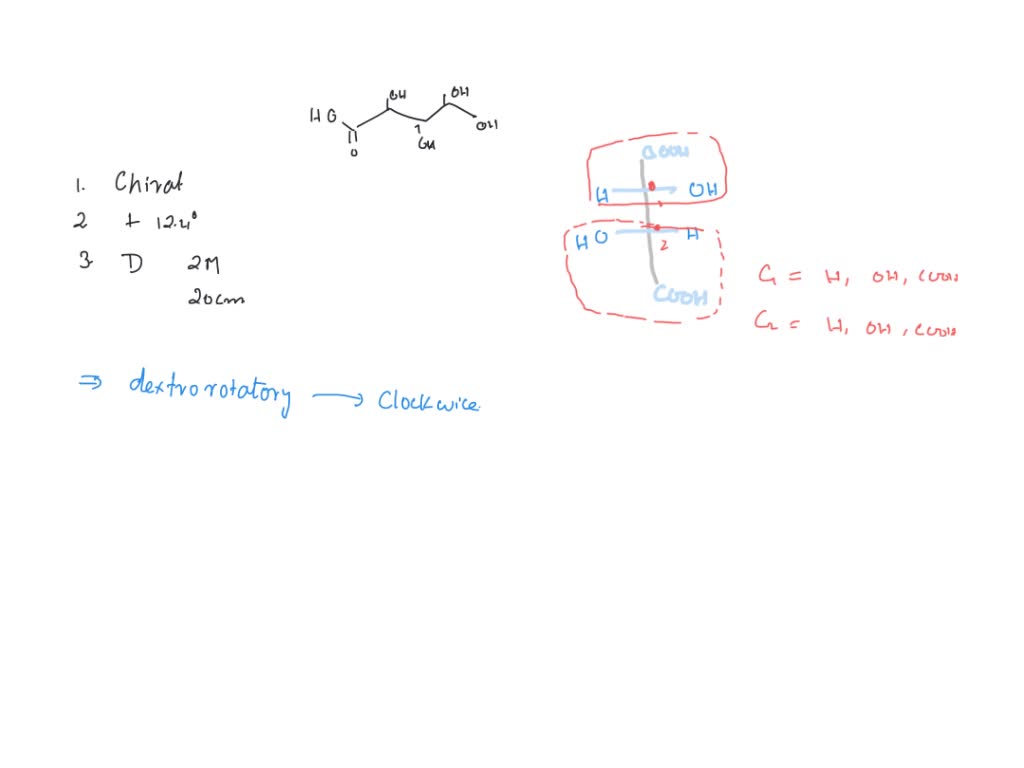 SOLVED: (d) Tartaric acid has the structure: OH HO OH OH Identify any ...