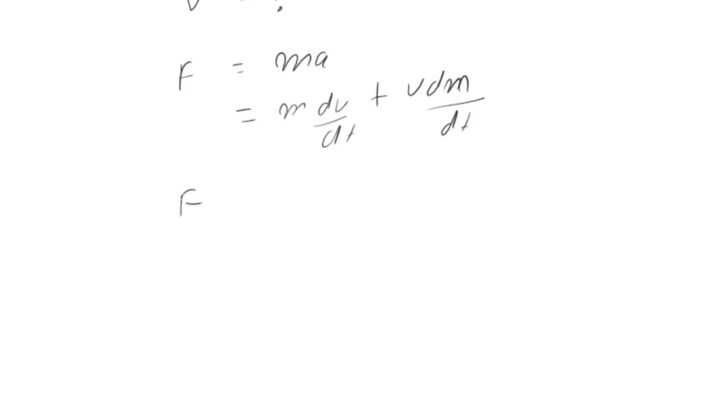 SOLVED: A rocket produces a total thrust of 20,000 N. If the mass flow ...