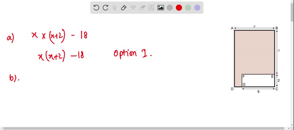 SOLVED: In the diagram below, ABCD and CEFG are rectangles. Choose the ...