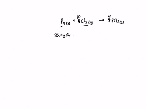 what mass of pcl5 will be produced from the given masses of both ...