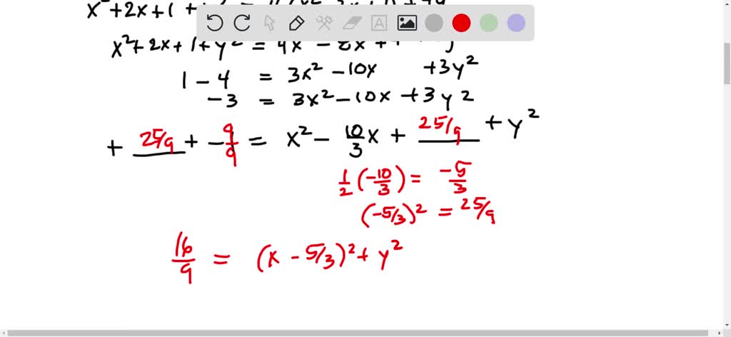 SOLVED: Show that the set of points 2 in the complex plane for which |z ...