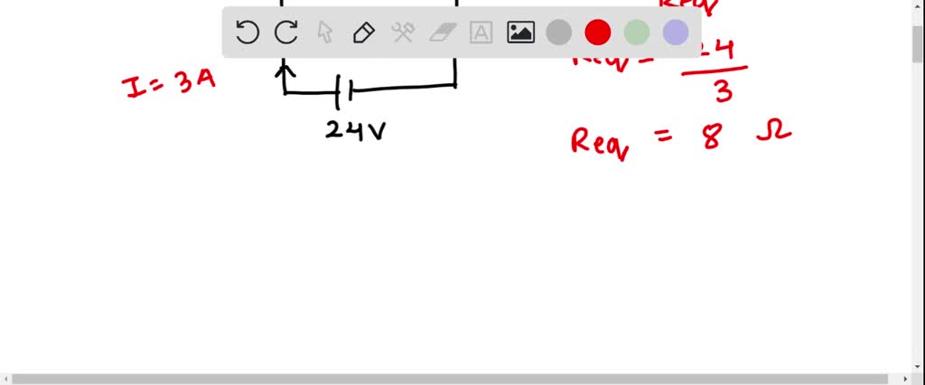 SOLVED: A resistor of unknown resistance is in parallel with a 12 ohm resistor: A battery of emf ...