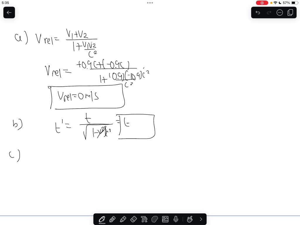 SOLVED: Two rockets in interstellar space, initially separated by a distance of two light years ...