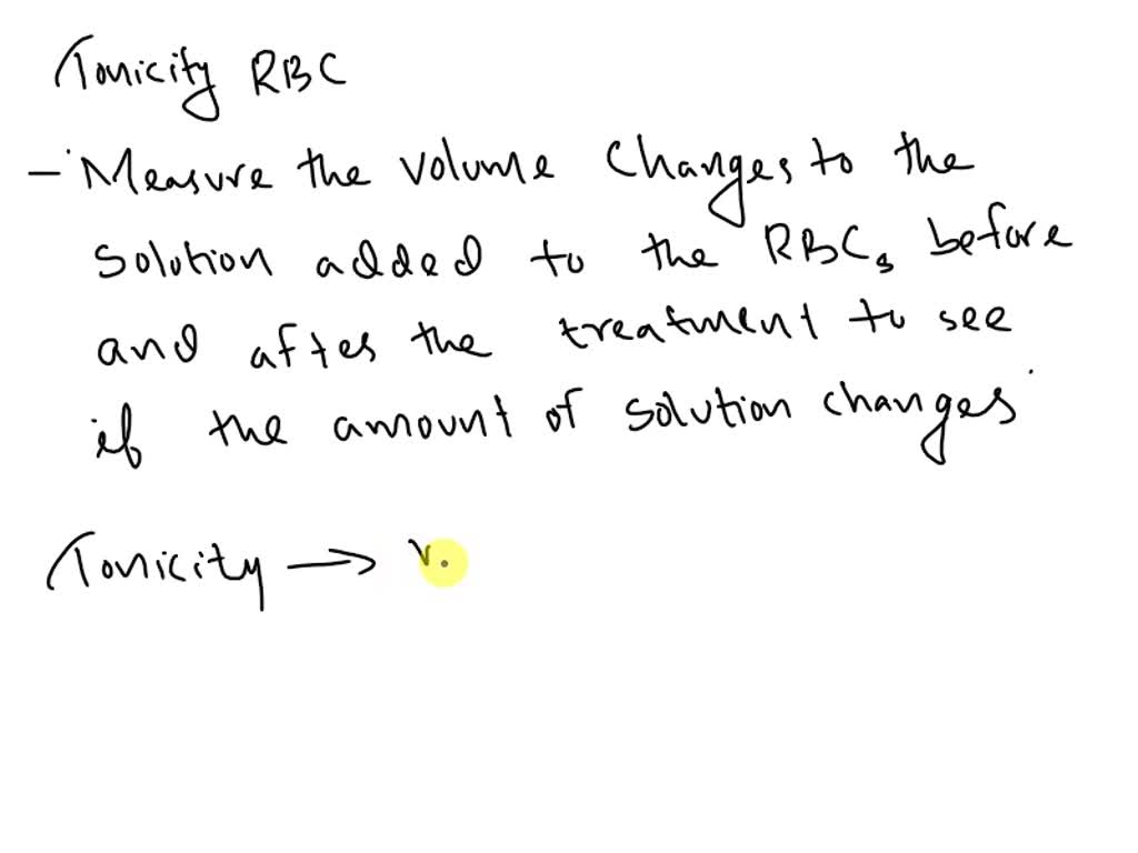 SOLVED: In the Tonicity of Red Blood Cells lab, if you had chosen the ...
