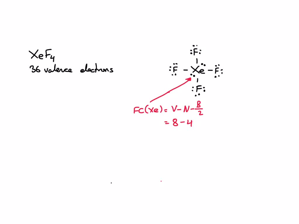 SOLVED: Draw the Lewis structure for XeF4. The xenon is surrounded ... SOLVED: Draw the Lewis structure for XeF4. The xenon is surrounded ...