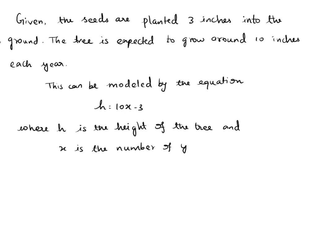 SOLVED: An experimental gardner decides to plant seeds to grow a fruit ...