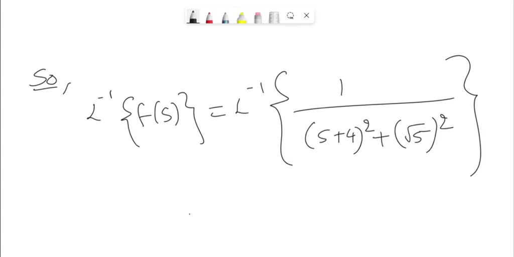 Solved Find The Inverse Laplace Transform Of The Following Functions 1 Fs S2 8s 21 S Fs