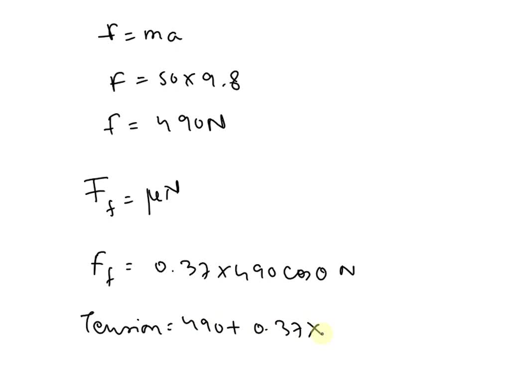 SOLVED: Texts: Weights W = 50 N and W = 200 N connected as shown ...