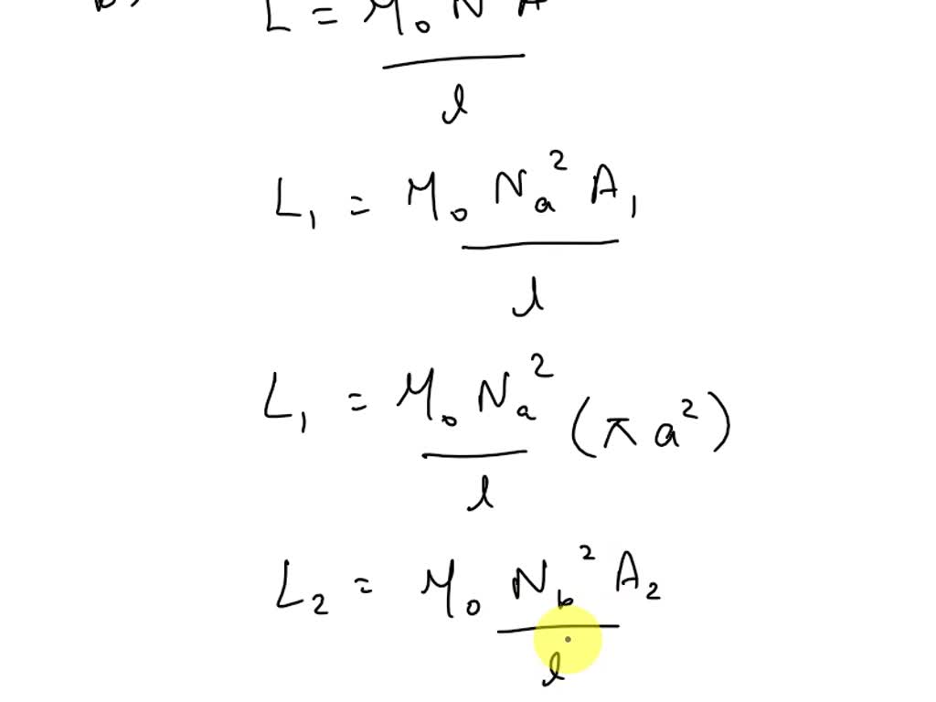 SOLVED: A) Calculate the magnetic field inside a long solenoid with ...