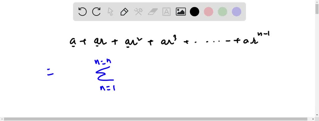 Solved Express The Sum Using Summation Notation Use As The Lower Limit Of Summation And For