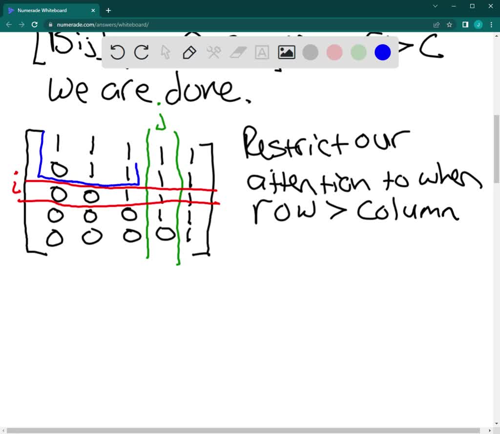SOLVED: Prove that if A is upper triangular and Bi j is the matrix that results when the i ith ...