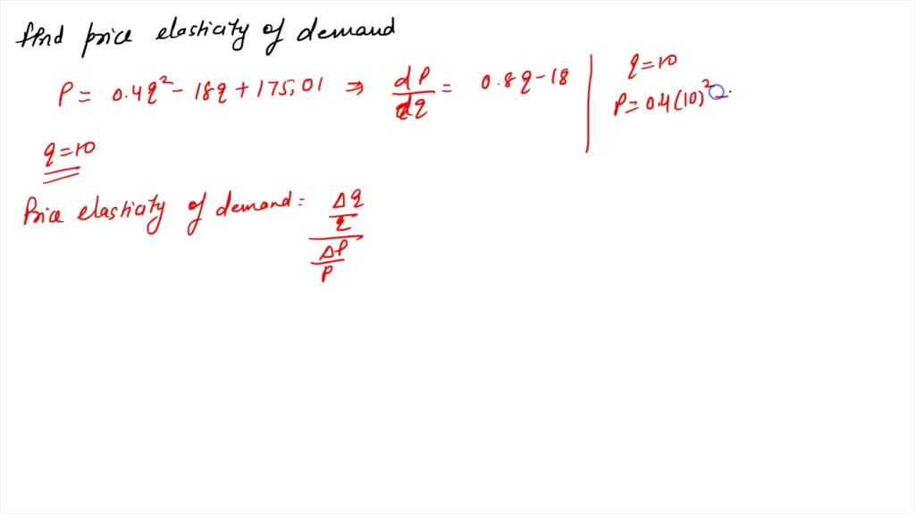 SOLVED: Demand for boxes of pomegranates is given by P = 12 - 0.0025Q ...