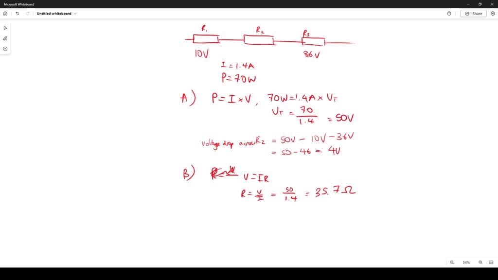 Solved Circuit 3 For The Circuit Shown In The Figure Calculate Total