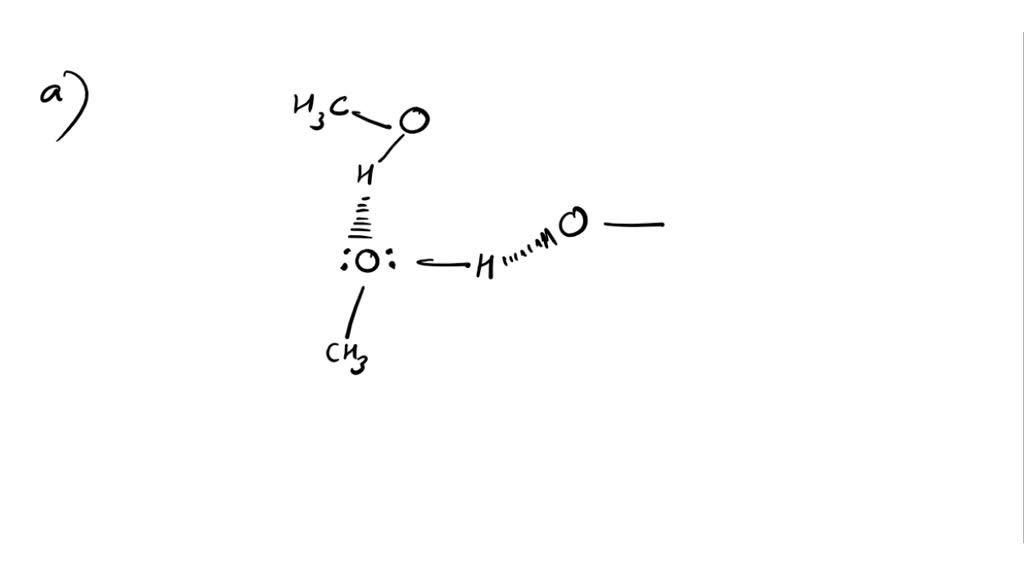 SOLVED: Draw out 3 molecules of CH3OH (methanol) showing the strongest ...
