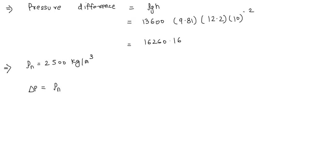 SOLVED: Determine the pressure difference between water lines A and B as indicated by the ...
