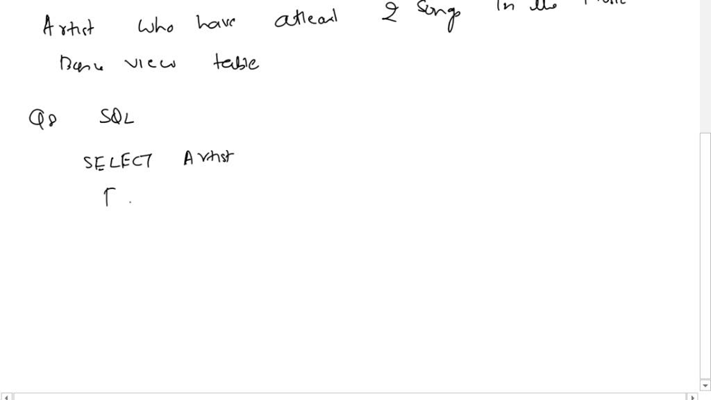 SOLVED: This is SQL. Can someone help me with questions 7 and 8? I attached the view table made ...