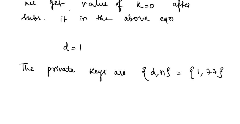SOLVED: Alice wants to send the message "HELLO" using the RSA system with p = 11 and q = 53 by ...