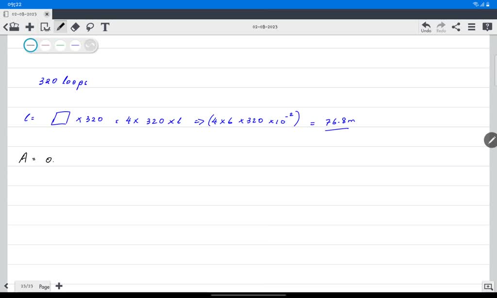SOLVED: A toroid is created with a circular shape and loops with a ...