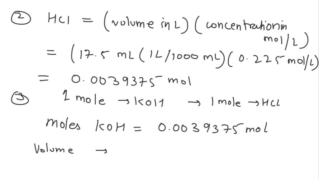 SOLVED: In the laboratory you dissolve 17.5 g of potassium hydroxide in ...