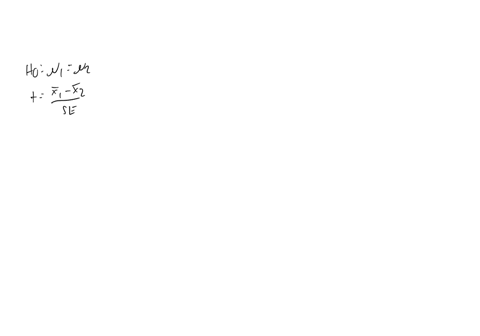 Two independent samples from normal distributions are being...