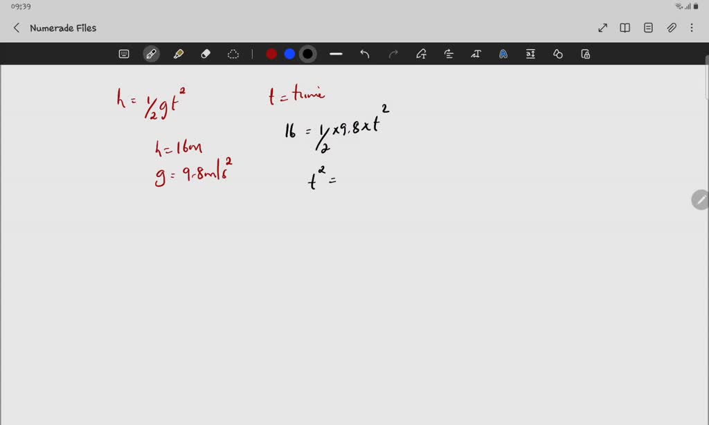SOLVED: A ball is thrown horizontally from a 16m high building with ...