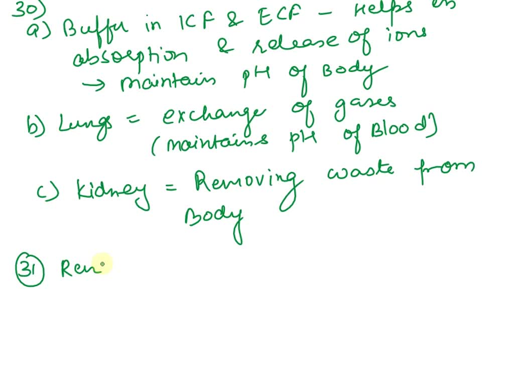 SOLVED: 29. Acid:Base balance- Explain how acidosis and alkalosis can ...