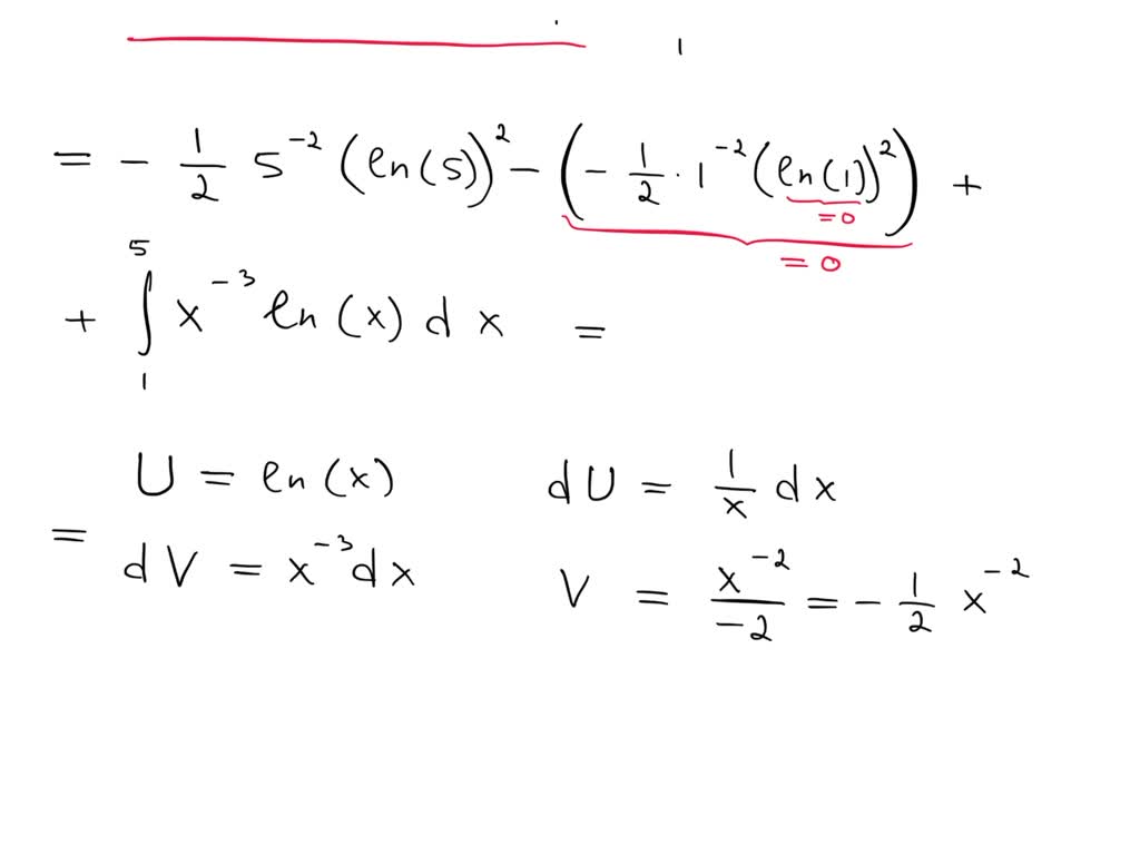 SOLVED: Consider the following (In(x)) K The process of evaluating this ...