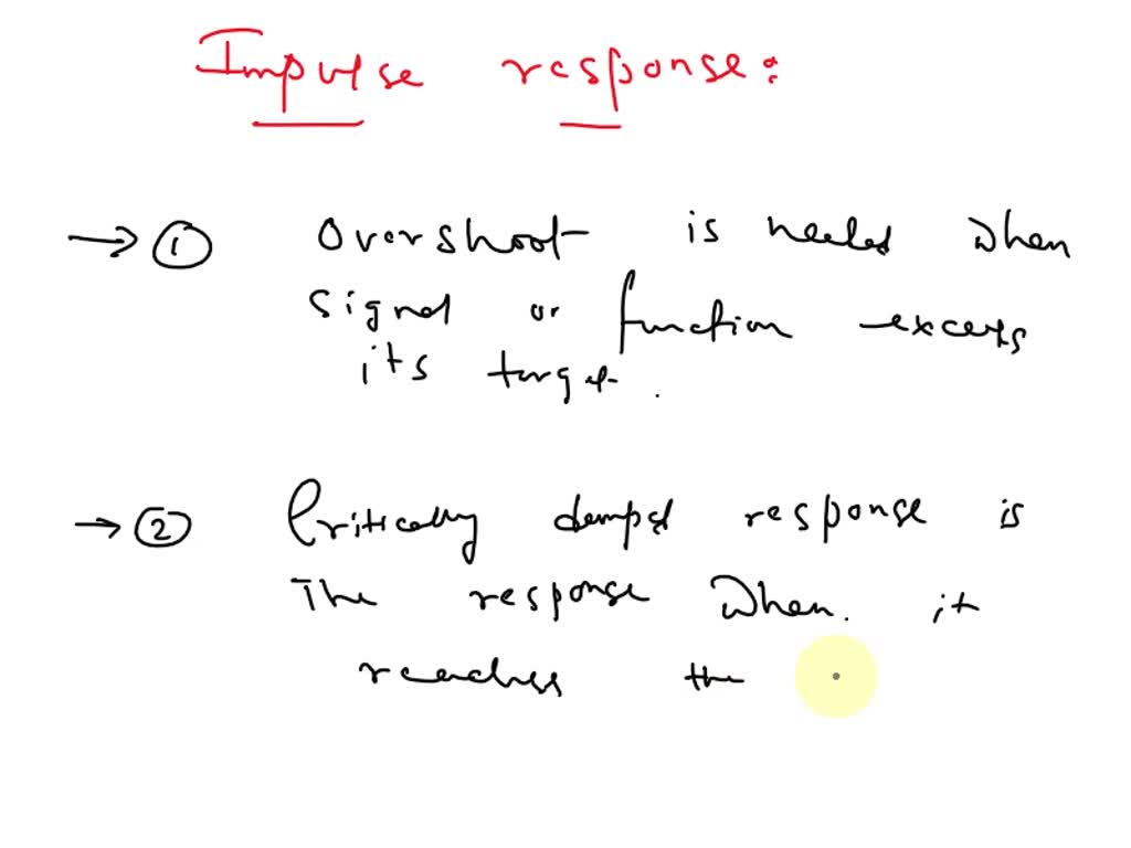 SOLVED: Which of these statements about the transient response is ...
