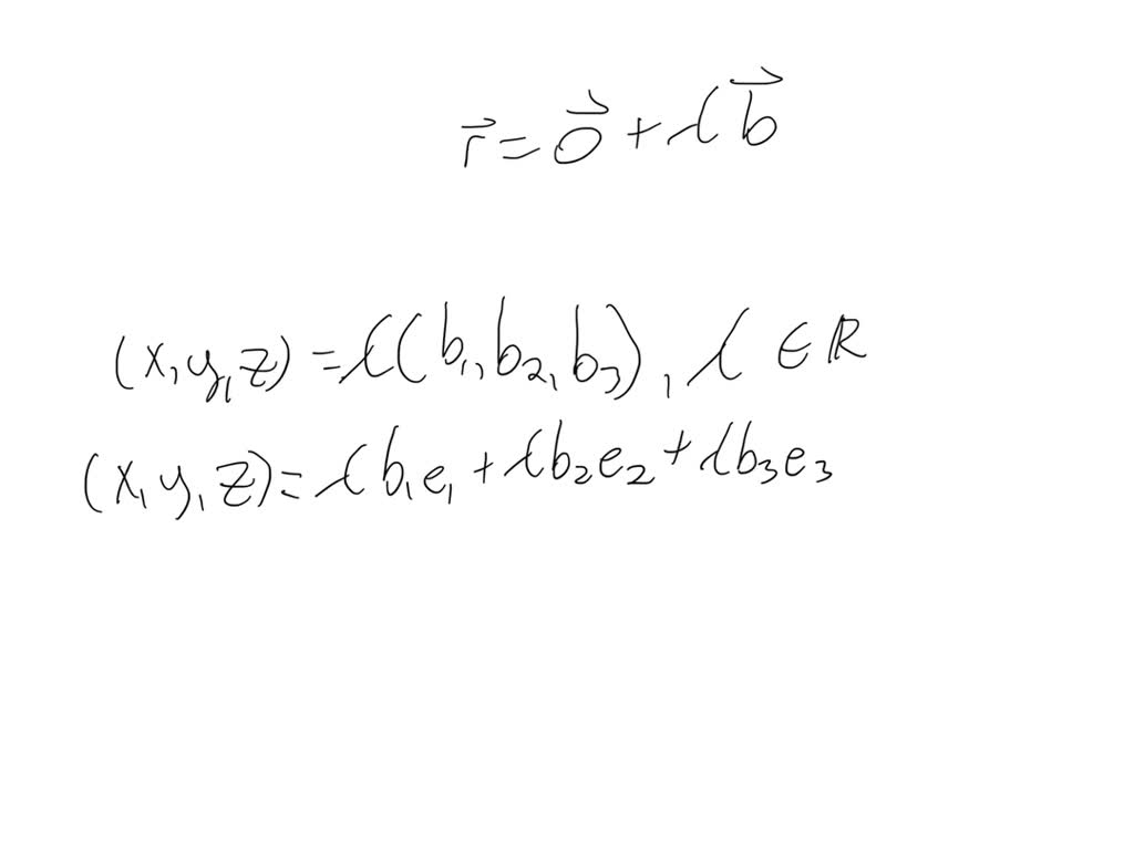 SOLVED: Prove that every line through the origin in R3 is a subspace of R3.
