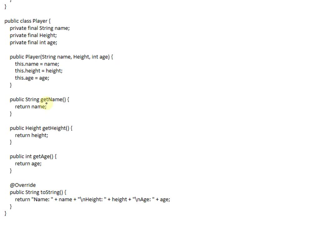 The First Programming Project Involves Writing A Program To Find The Tallest Basketball Player