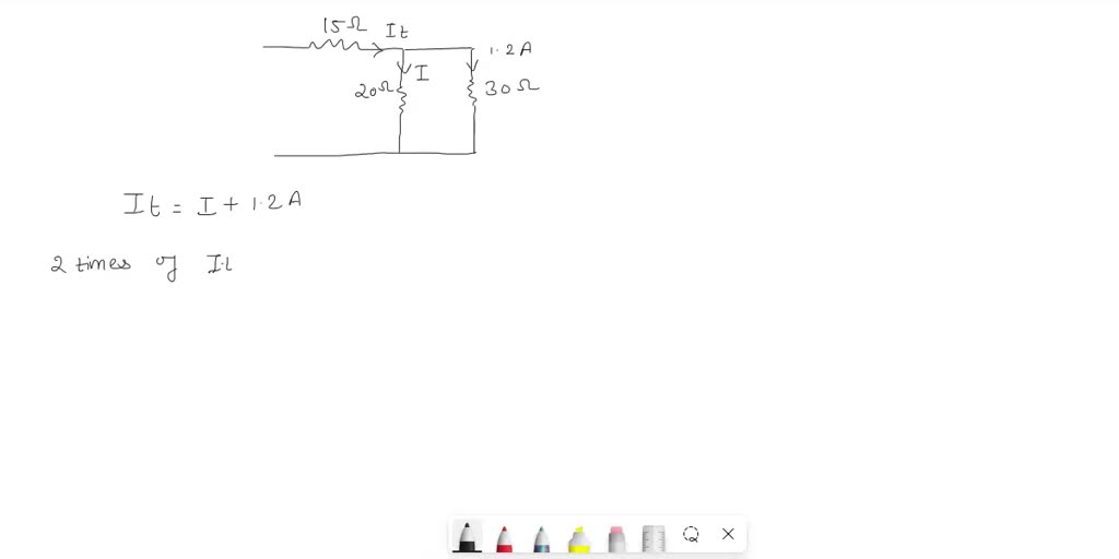 SOLVED: A circuit consists of three resistors connected in parallel: R1 = 10 ohms, R2 = 20 ohms ...
