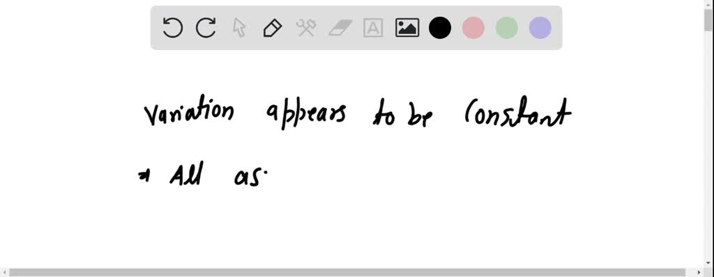 SOLVED: Does the following residual plot indicate any violation of the ...