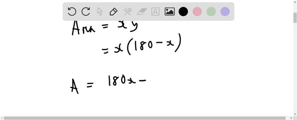SOLVED: a rectangular corral is going to be made with 360 feet of ...