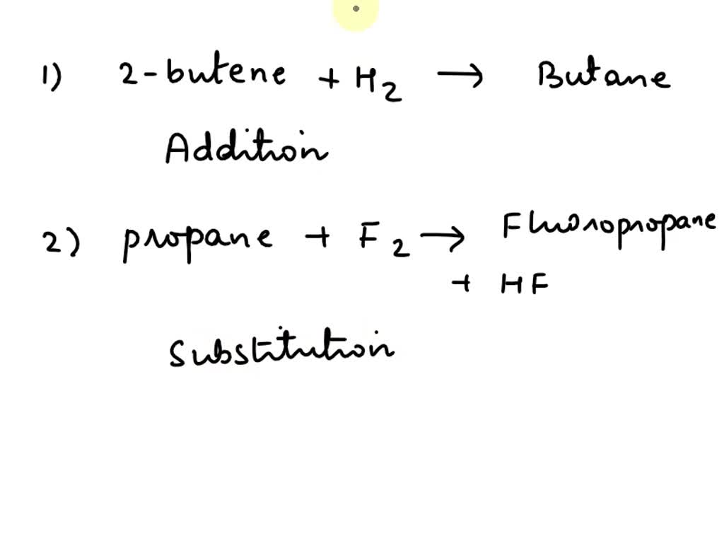 SOLVED: Classify each of the following organic reactions as ...