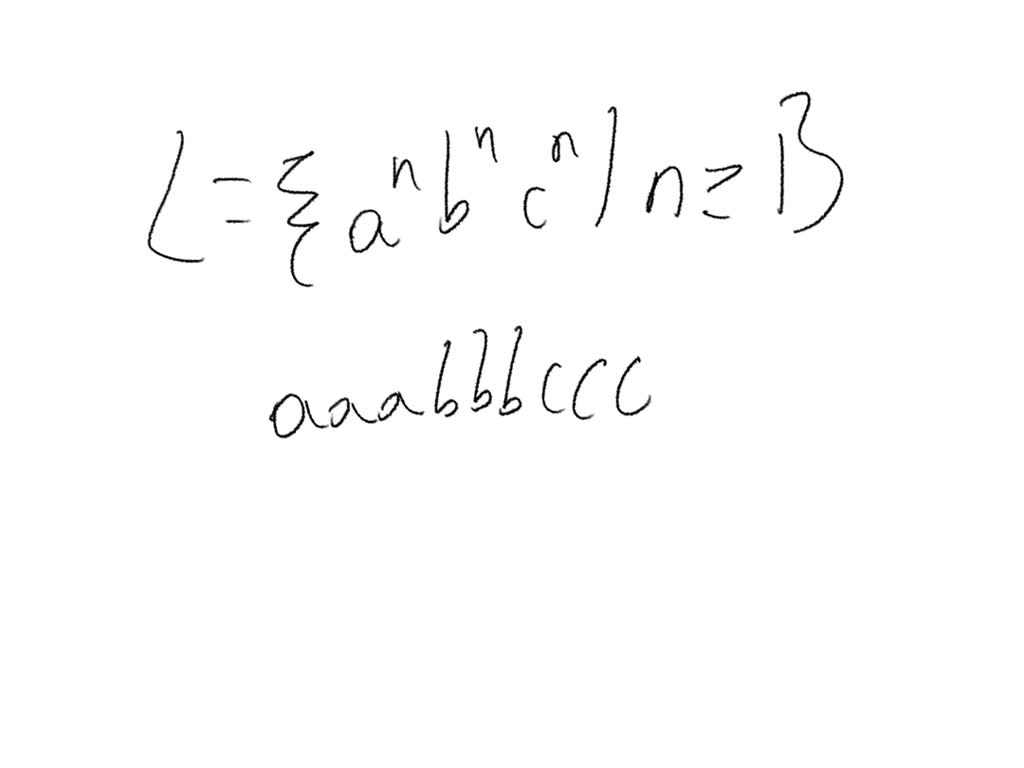 2. Design a Turing machine that accepts the language L={a^n b^n c^n| n ...