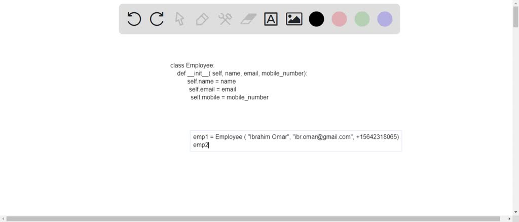 Solved Python Program Assignment Write An Employee Class That Keeps Data Attributes For The