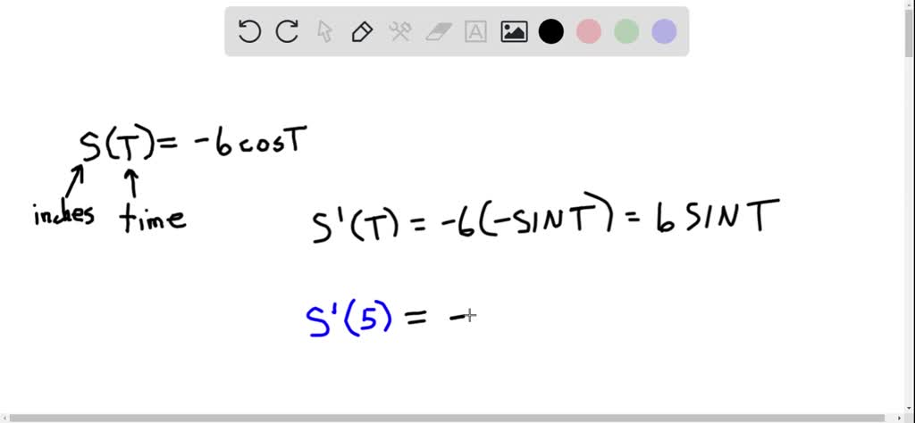 SOLVED: A mass on a spring bounces up and down in simple harmonic ...