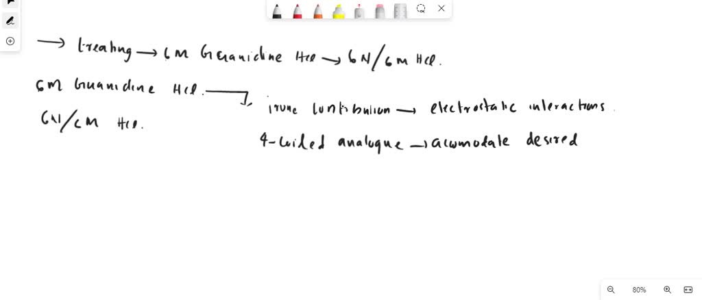 SOLVED: Contrast the effect of treating protein with 6M Guanidine HCl ...