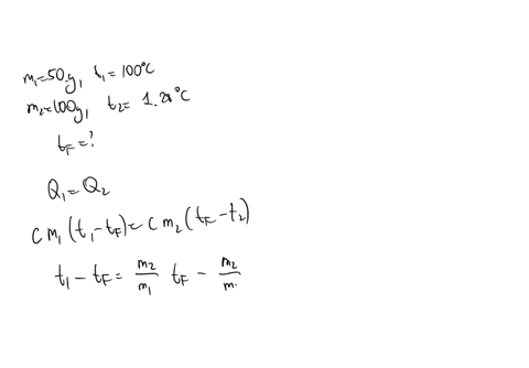 Calculate the final temperature of the system: A 50.0 gram...