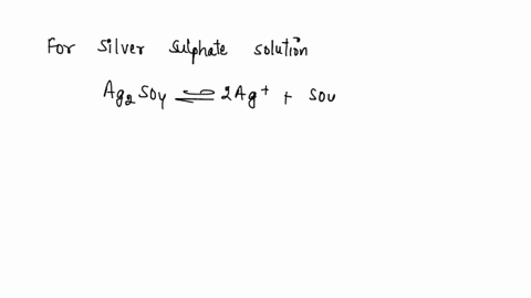 The ionic compound silver sulfate agzso4 is used in silver...