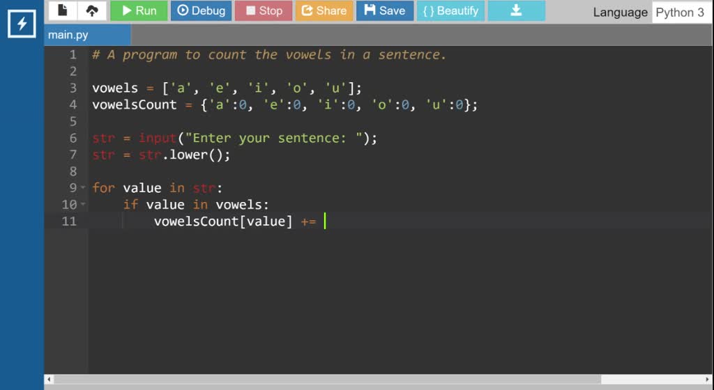SOLVED Write A Function Called Countvowels That Accepts A String