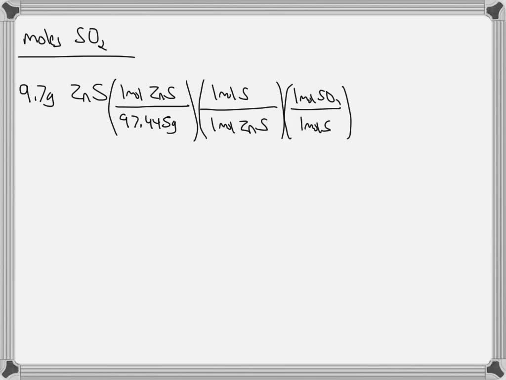 SOLVED: what volume of So2, at room temperature and pressure is ...