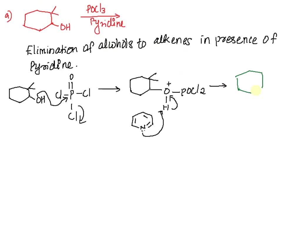 SOLVED: [1] TsCl, pyridine OH [2] KI