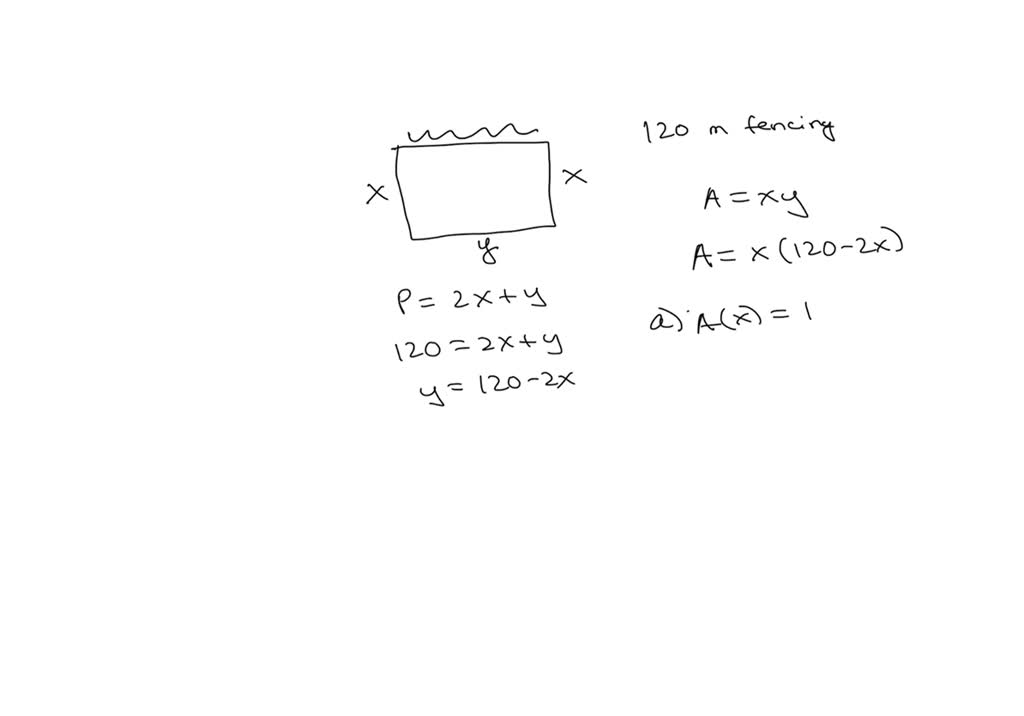 SOLVED: A school wishes form three sides of rectangular playground ...