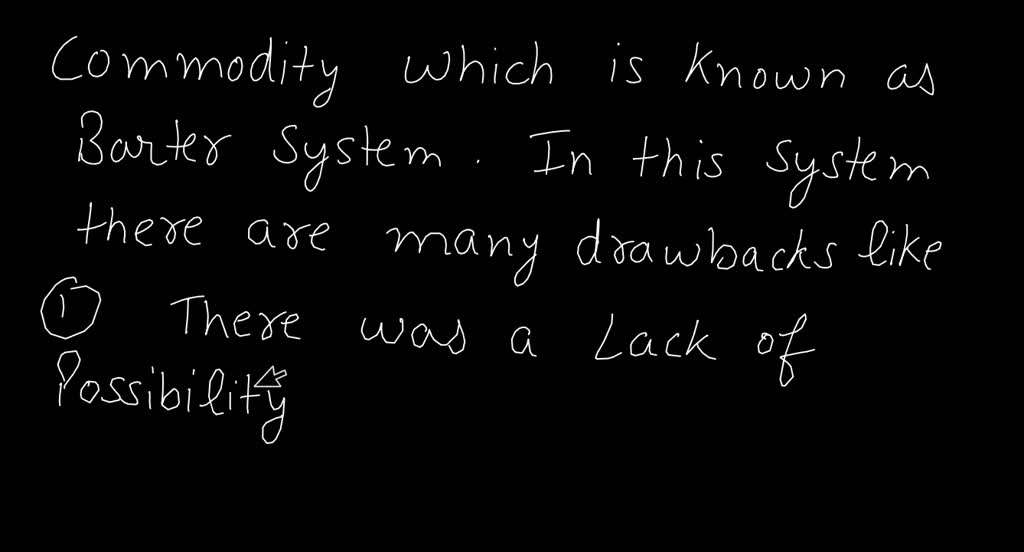 SOLVED: What is barter system in pre-colonial period and how it works now?